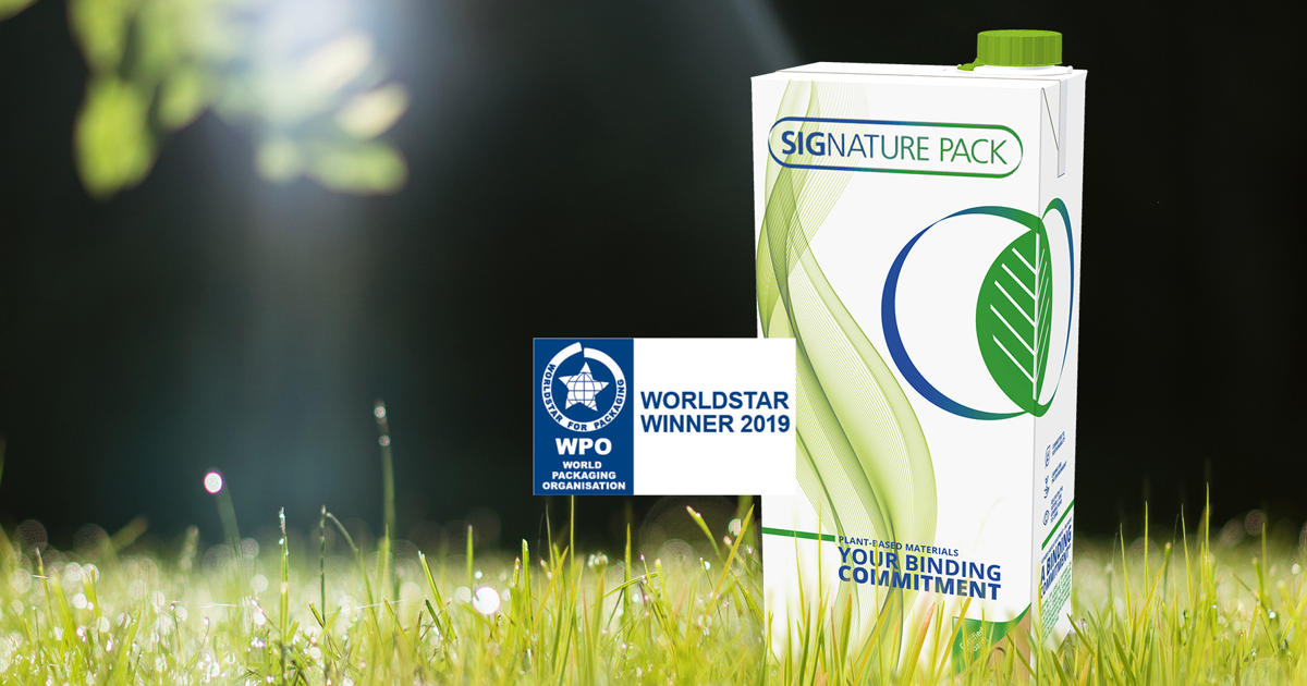 SIGNATURE PACK wins the Worldstar Packaging Award | SIG - SIG – for better