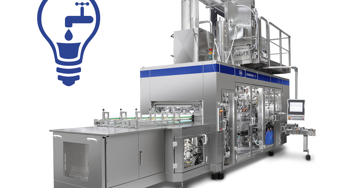 SIG reduces water consumption by 50% on filling machines - SIG – for better
